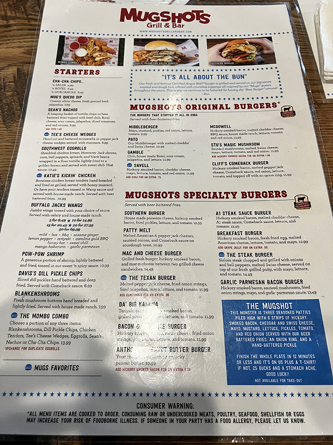 Behold, the sacred text of indulgence! This menu isn't just a list; it's a roadmap to gastronomic bliss. Choose your own adventure, folks!