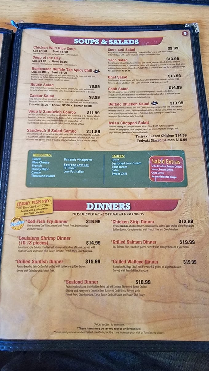 Behold, the sacred text of flavor! This menu is the roadmap to your next food adventure. Choose wisely, young padawan.