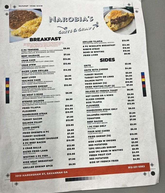 Behold, the menu of dreams! It's like reading a love letter to Southern cuisine, with each dish promising a flavor explosion.