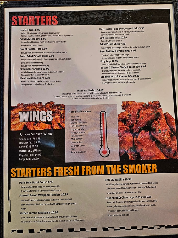 Decisions, decisions! This menu is a roadmap to culinary bliss. Pro tip: bring your appetite and leave your diet at the door.