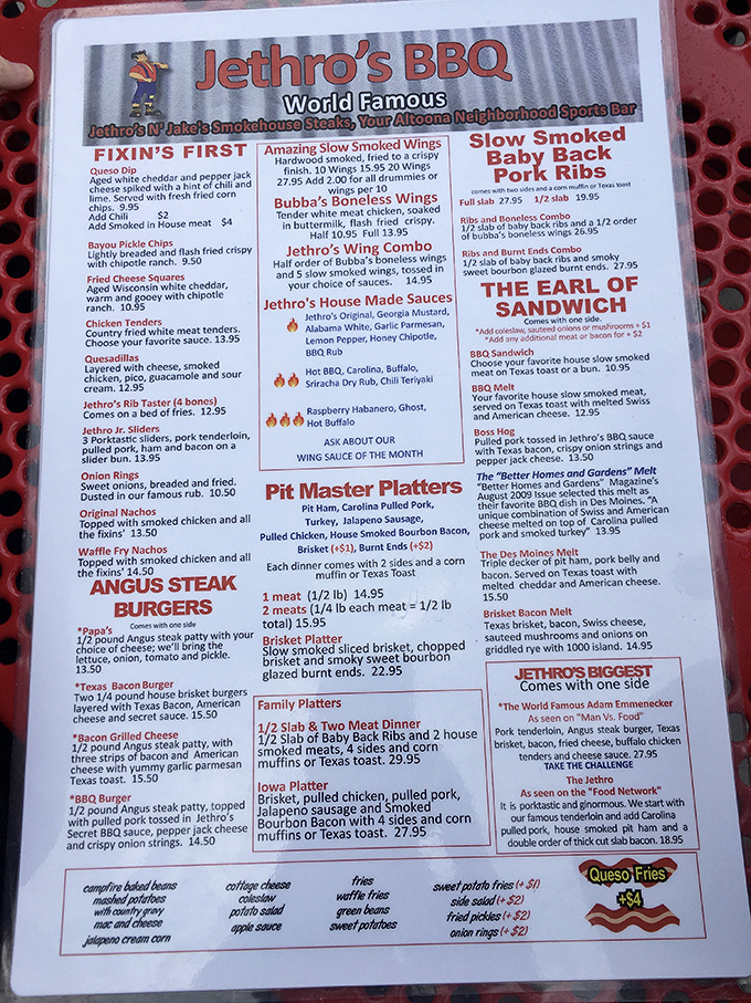 Decisions, decisions! This menu is a roadmap to culinary bliss. From "Finn's Firsts" to "The Earl of Sandwich," each option sounds more mouthwatering than the last.