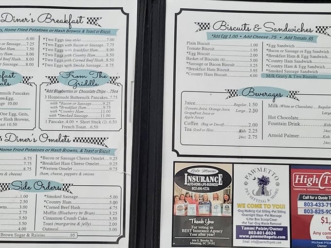 Decisions, decisions! This menu is like a greatest hits album of comfort food classics. Good luck choosing just one.