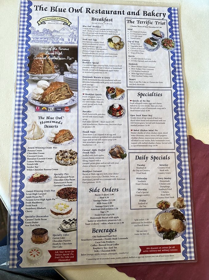 The menu reads like a love letter to comfort food. That Levee High Apple Pie deserves its own ZIP code.