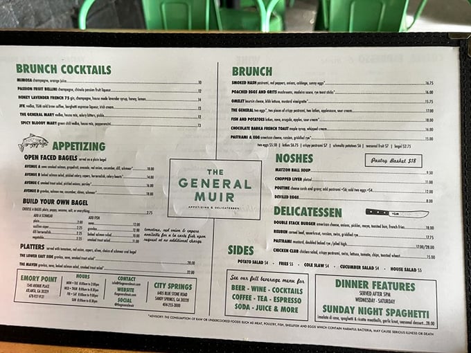 Decisions, decisions! This menu is like a treasure map where X marks the spot for deliciousness.