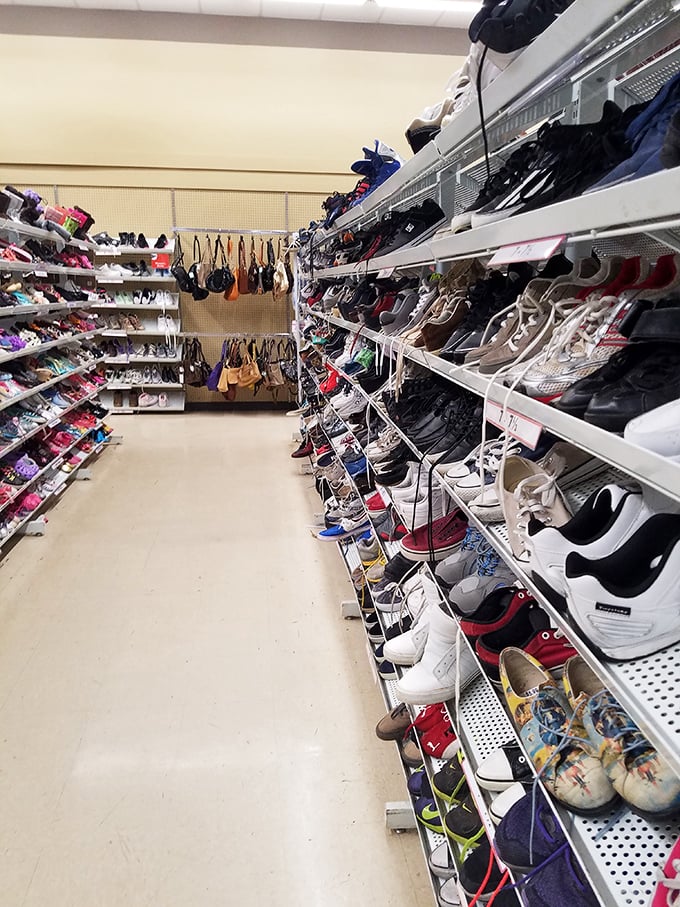 If Cinderella had shopped here, she'd have never lost that glass slipper! A shoe lover's dream, with enough variety to make Imelda Marcos jealous.