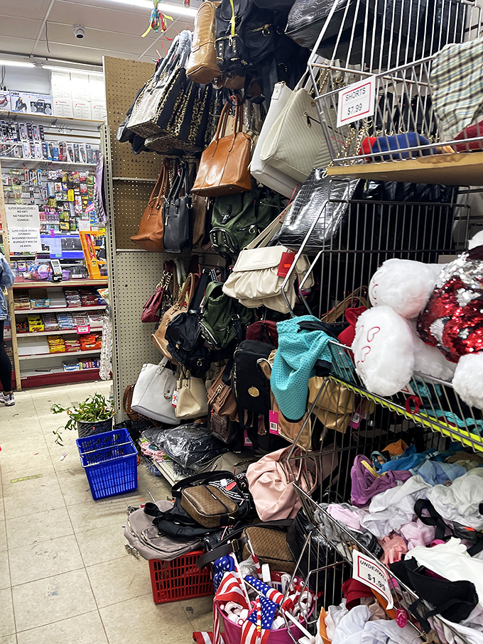 Bag lady's dream or fashionista's nightmare? This handbag bonanza offers more choices than a choose-your-own-adventure book, at prices that'll make your wallet smile.