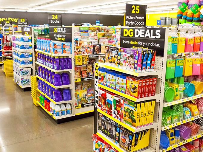 Aisles of possibility stretch before you, where every shelf promises treasure and every price tag whispers sweet nothings to your wallet.