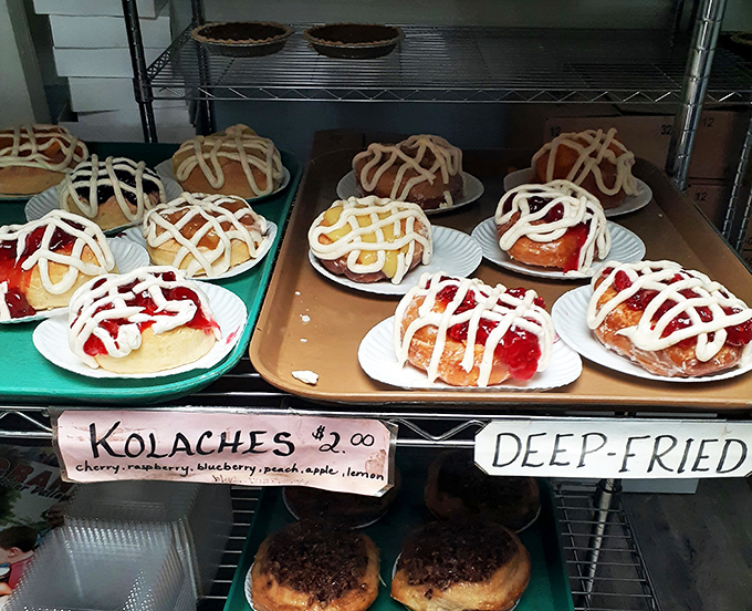 Kolaches: The pastry that makes you say "Holy dough-ly!" These fruit-filled delights are like edible sunshine on a cloudy Wisconsin day.