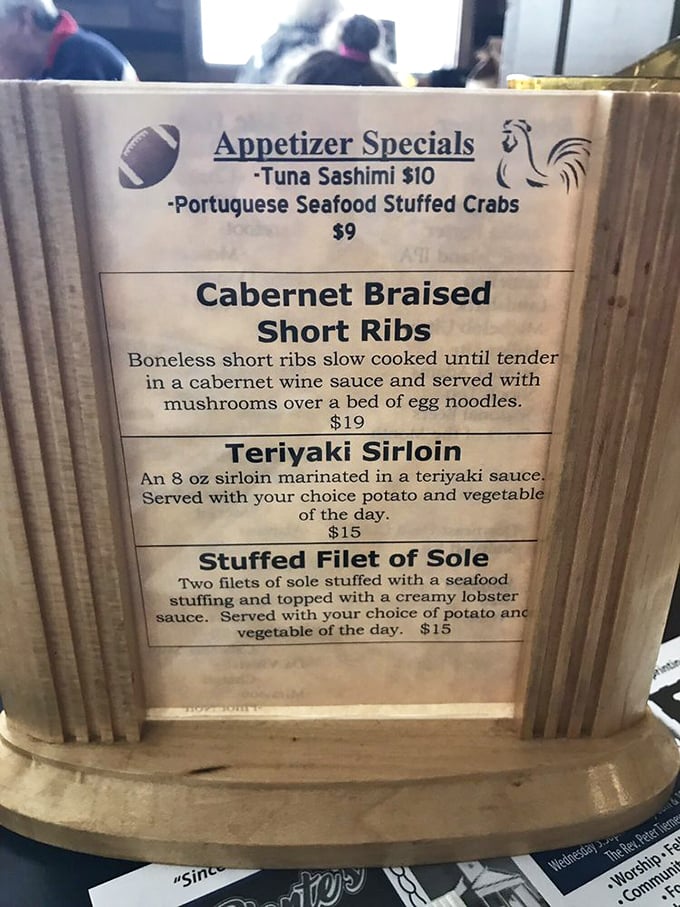 Decisions, decisions! This menu is like a choose-your-own-adventure book, but every ending is delicious. Spoiler alert: You can't go wrong.