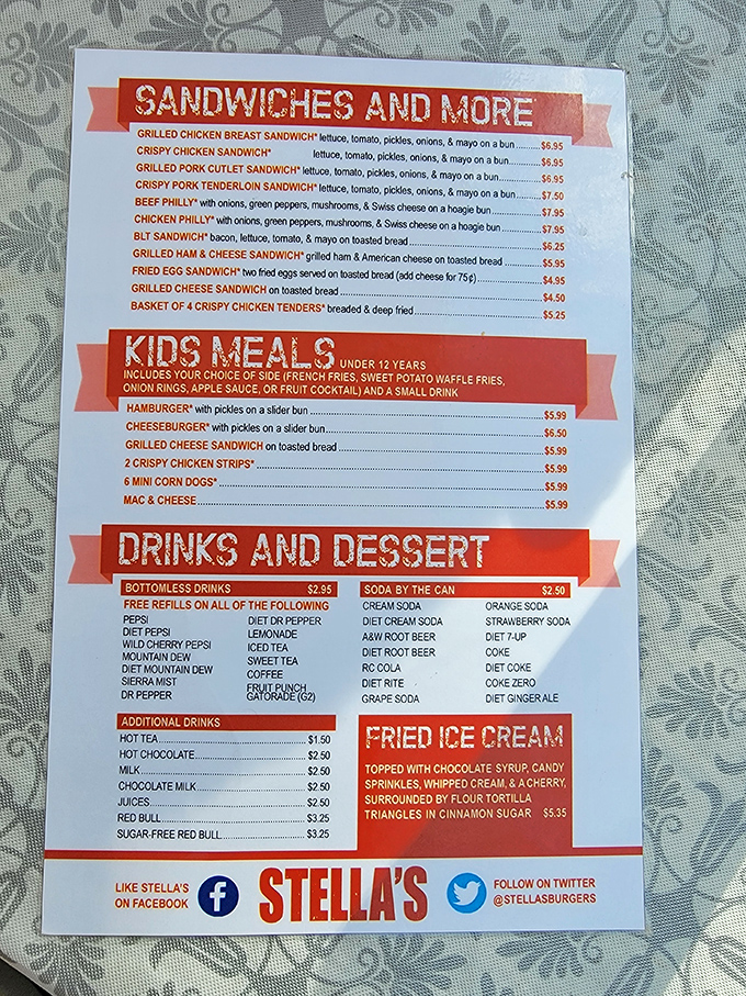 Decisions, decisions! Stella's menu is a roadmap to flavor town, with options that'll make your taste buds do a happy dance.