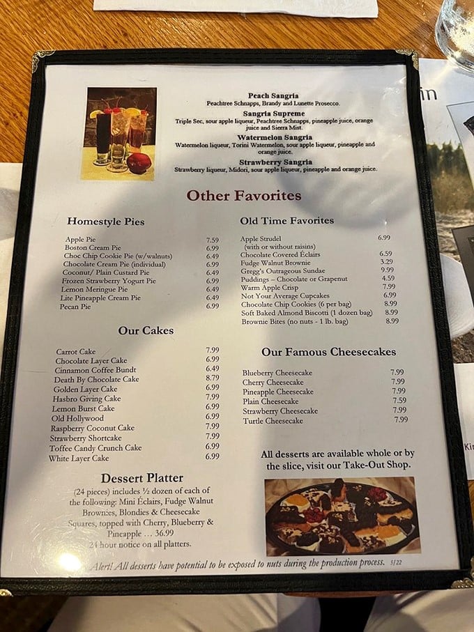 Decisions, decisions! This menu is like a treasure map of temptation, with each item promising a delightful culinary adventure. Bring your appetite and leave your diet at the door!