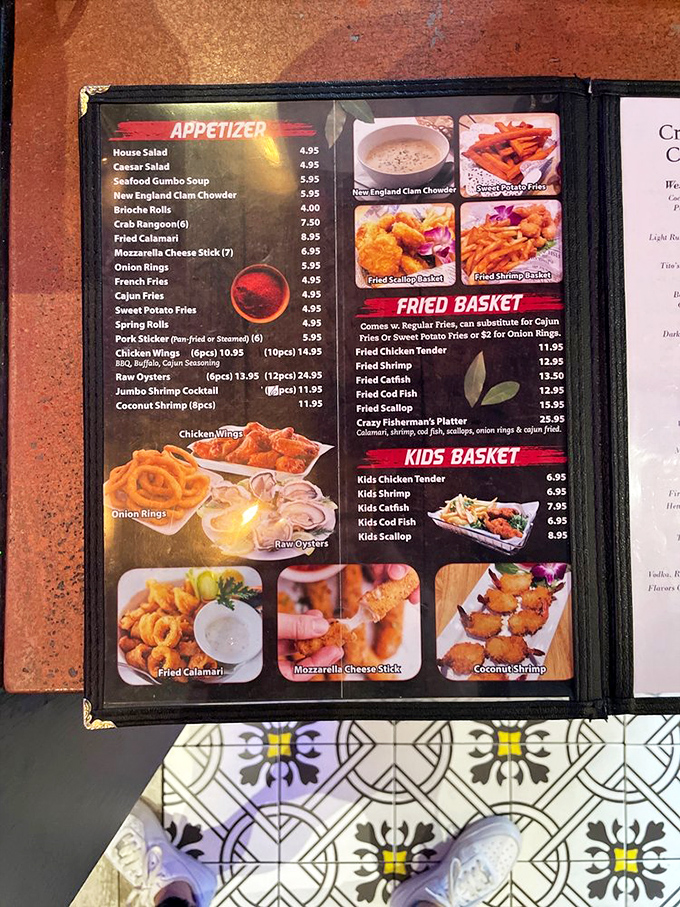 "Menu, menu on the wall, who's the fairest seafood of them all? Spoiler alert: It's all delicious!"