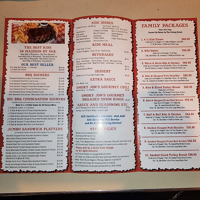 Menu, oh menu, on the wall, who's the fairest feast of all? Spoiler alert: It's all delicious, so close your eyes and point!