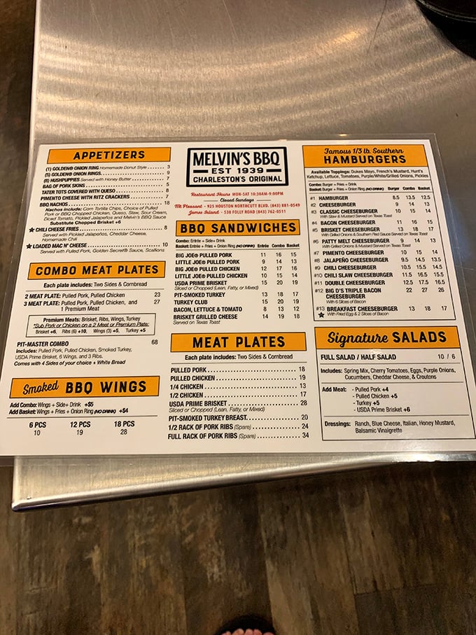 Decisions, decisions! This menu is like a roadmap to flavor town, with pit stops at every delicious destination.