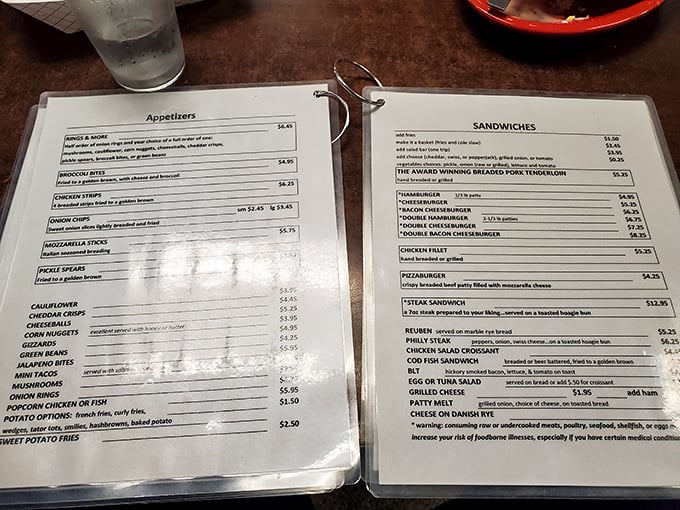 Decisions, decisions! This menu is like a greatest hits album of comfort food classics. Good luck choosing just one thing!