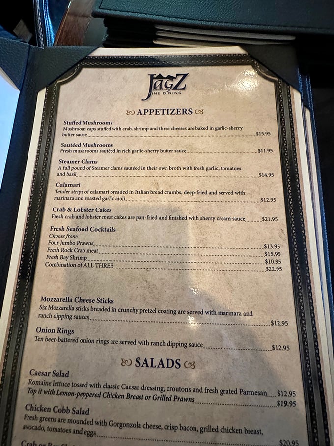The menu reads like a love letter to the sea. Prepare for some tough choices, folks &ndash; it's all temptation from here on out.