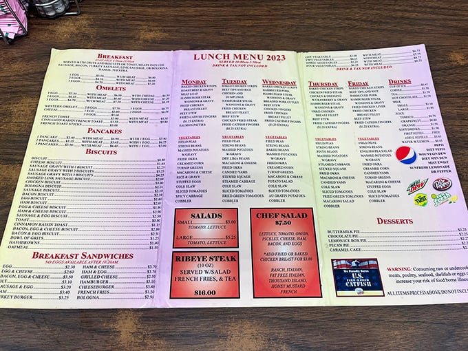 Decisions, decisions! This menu is like a choose-your-own-adventure book, but every ending is deliciously satisfying.
