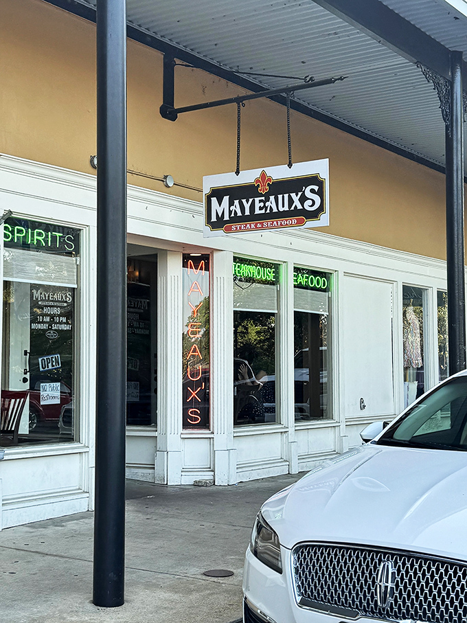 Mayeaux's: Where "steak and seafood" isn't just a menu, it's a siren song for your taste buds. Resistance is futile!