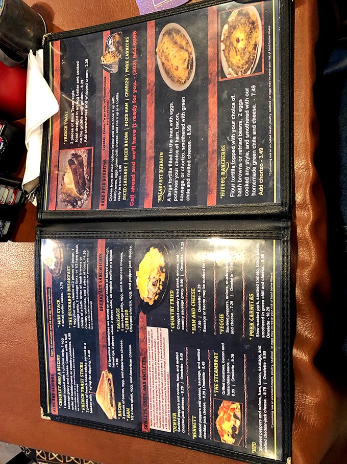 Behold, the menu of champions! Where indecision meets deliciousness, and every choice is the right one.