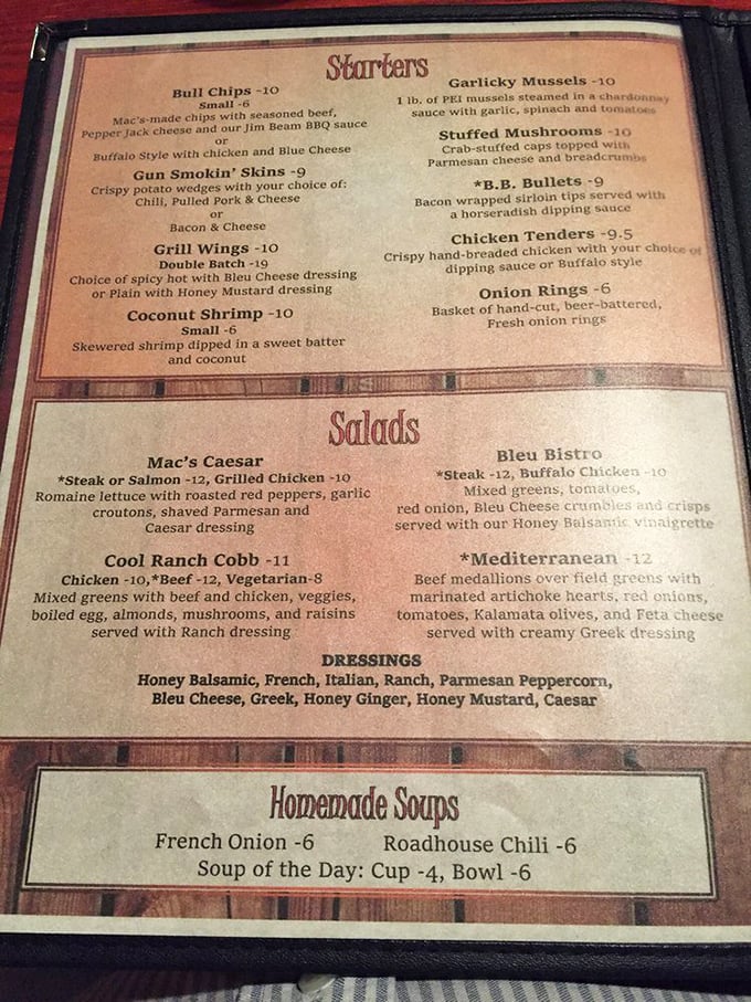 Decisions, decisions! This menu is like a greatest hits album of comfort food classics. Good luck choosing just one dish!
