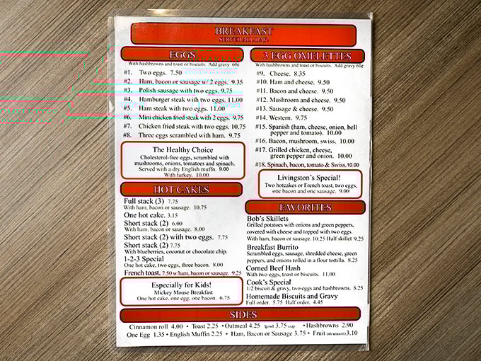 Decisions, decisions! This menu is like a choose-your-own-adventure book, but every ending is delicious. Pro tip: close your eyes and point.