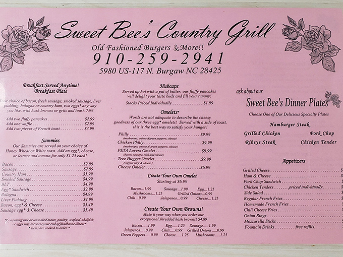 Decisions, decisions! This menu is a roadmap to culinary contentment. Pro tip: Everything's good, so just close your eyes and point.