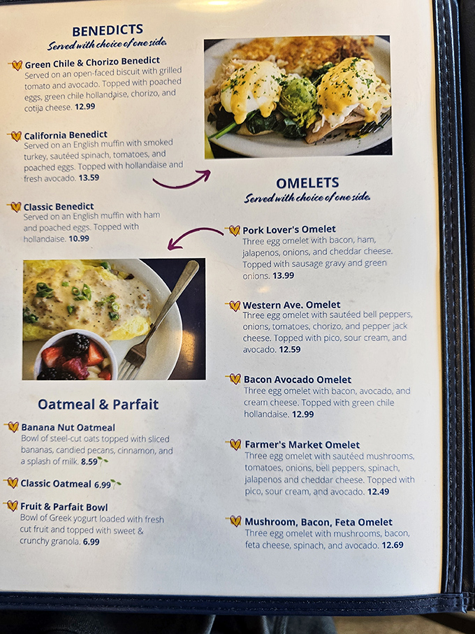 Menu, menu on the wall, who's the fairest breakfast of all? Spoiler alert: It's a tie between everything!