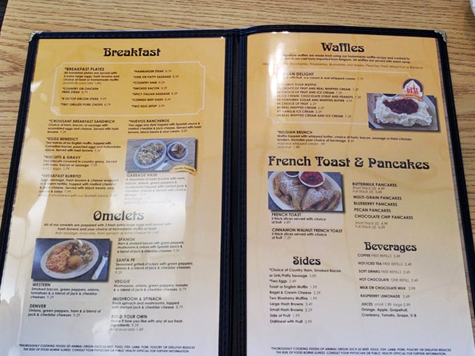 Decisions, decisions! This menu is like a choose-your-own-adventure book, but every ending is delicious.