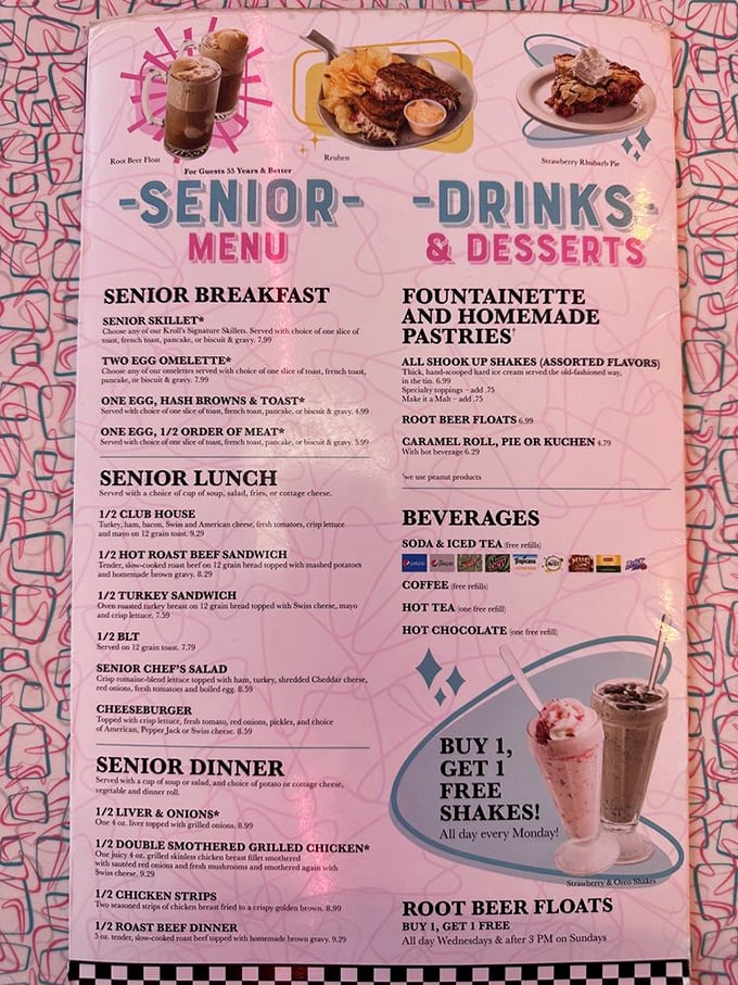 Decisions, decisions! The menu's a treasure trove of comfort food classics. Pro tip: Come hungry, leave happy (and maybe with a doggy bag).