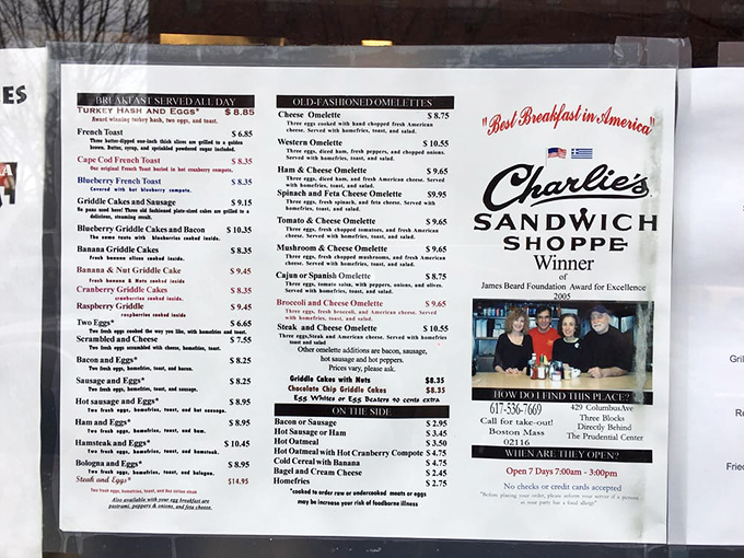 Decisions, decisions! Charlie's menu is a treasure map of culinary delights. Pro tip: Close your eyes and point &ndash; you can't go wrong here!