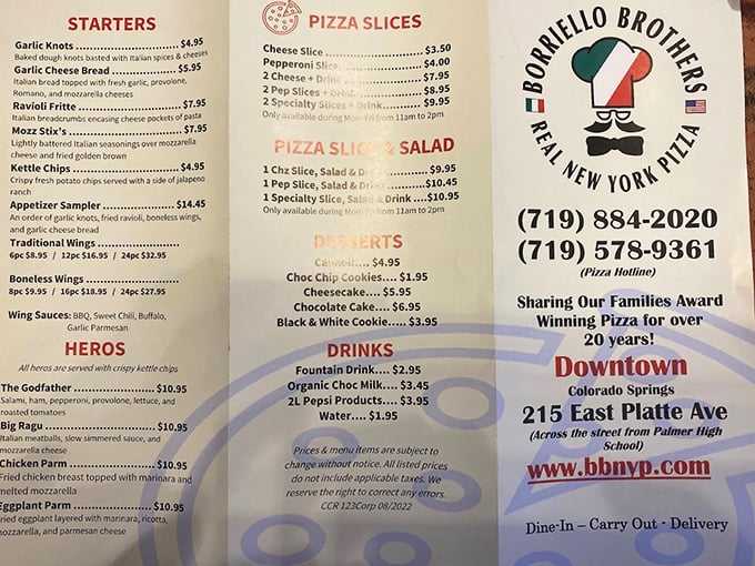 Decisions, decisions! This menu is like a treasure map, with X marking the spot for your next favorite dish.