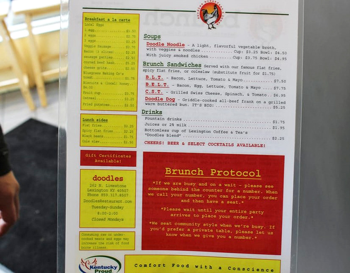 A menu that reads like a love letter to breakfast. From classic combos to creative twists, Doodles serves up choices that'll make your taste buds do a happy dance.