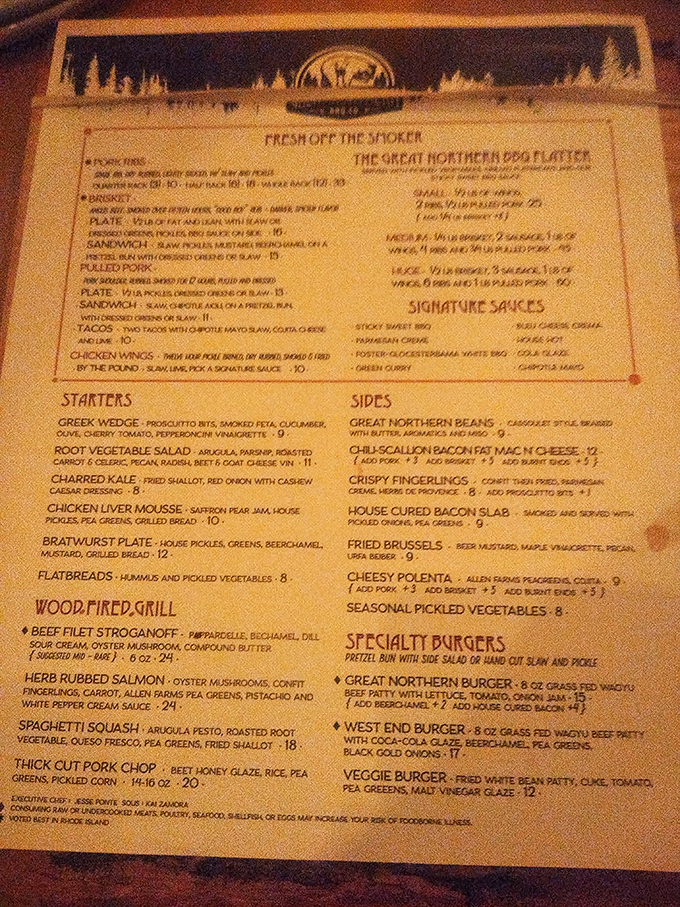 Decisions, decisions! This menu is a roadmap to flavor town, with each dish more tempting than the last.