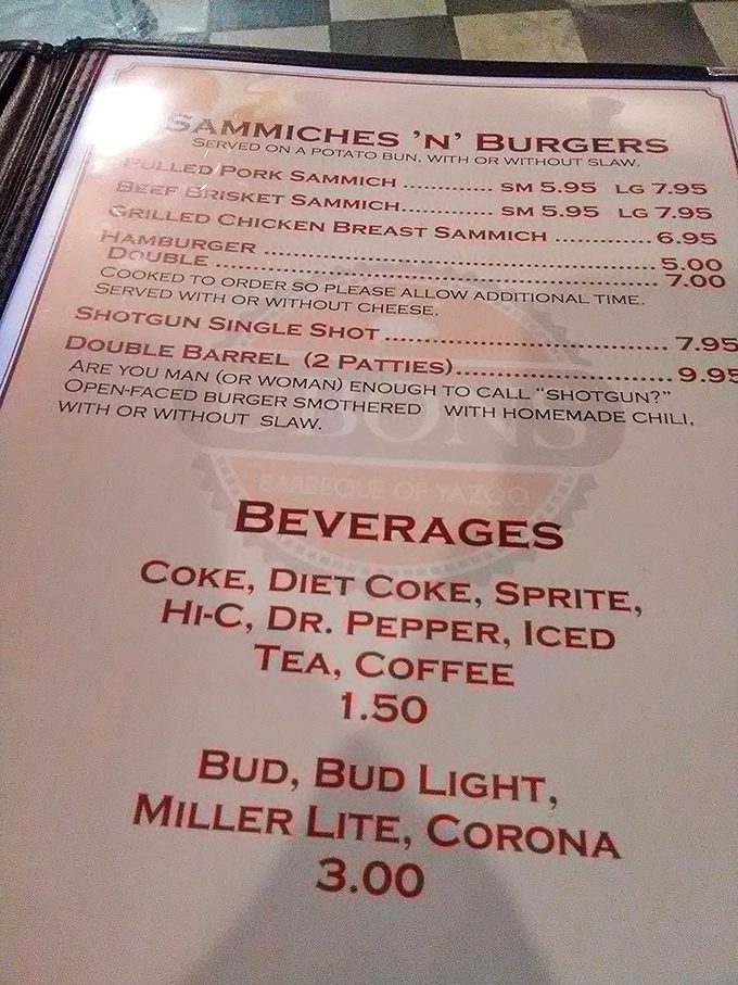 Decisions, decisions! This menu is like a choose-your-own-adventure book, but every ending is delicious.