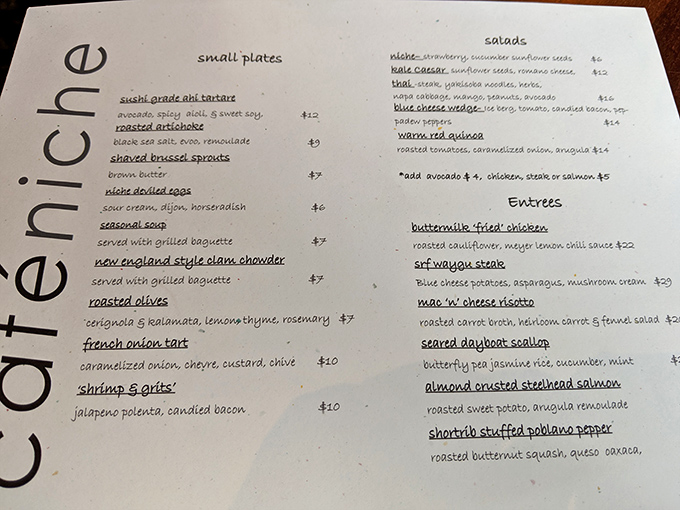 A menu that reads like a love letter to your taste buds. Warning: May cause uncontrollable drooling and menu-induced indecision.