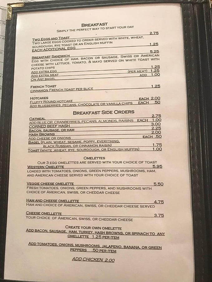 Decisions, decisions! This menu is like a choose-your-own-adventure book, where every path leads to delicious satisfaction.