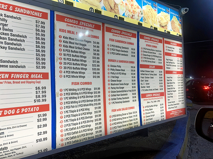 Decisions, decisions! This menu board is a choose-your-own-adventure novel for your taste buds. Spoiler alert: there are no wrong choices.