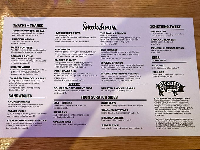 A menu that reads like a love letter to meat lovers. Spoiler alert: choosing just one item might be harder than resisting seconds.