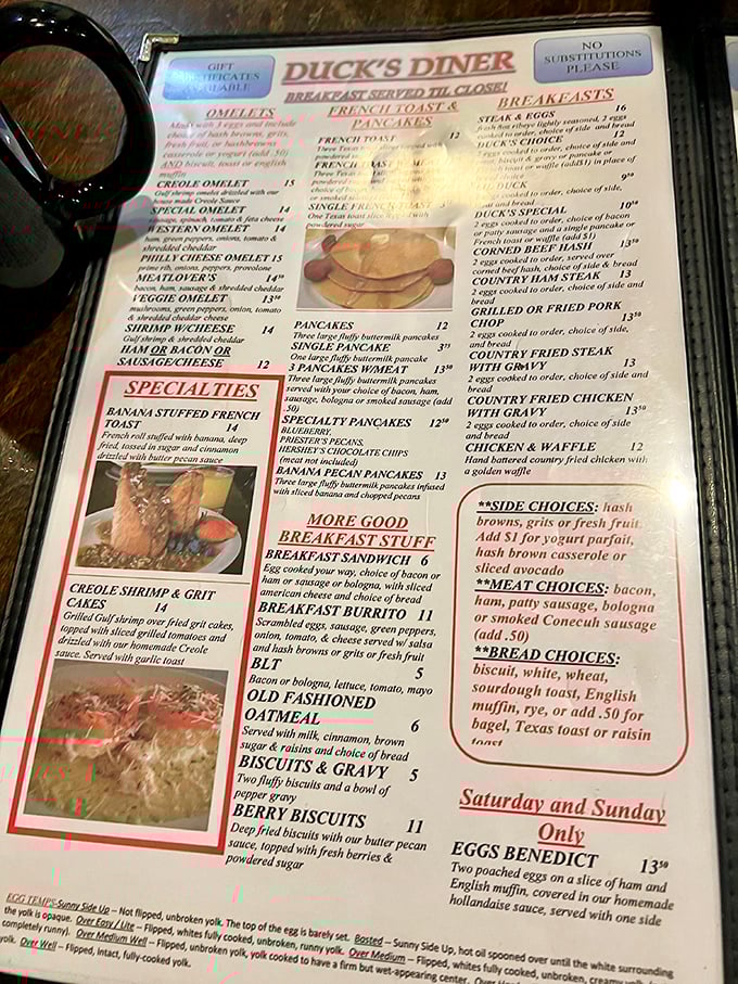 Menu, menu on the wall, who's the fairest breakfast of them all? Spoiler alert: They're all winners here!