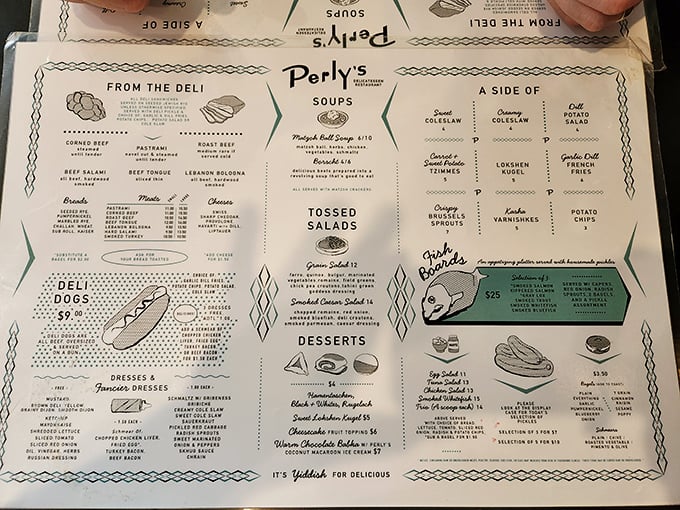 This menu isn't just a list of food; it's a treasure map where X marks the spot of your next favorite meal.