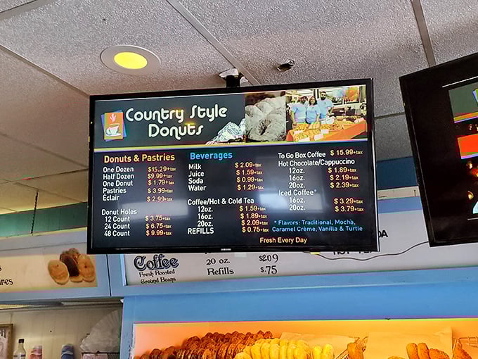 A menu board that defies inflation and reminds us of simpler times. At these prices, the only thing that'll hurt is deciding what not to order.