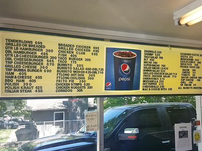 A menu board that hasn't changed since rotary phones were cutting-edge technology. Sometimes the classics don't need updating.