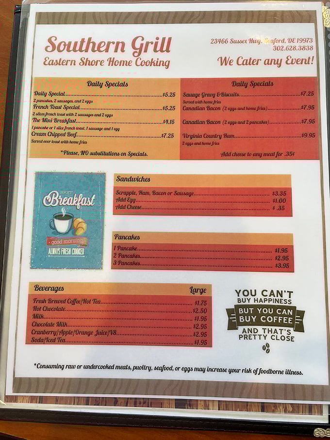 A menu that reads like a love letter to your stomach. Warning: May cause spontaneous drooling and inability to choose just one dish.