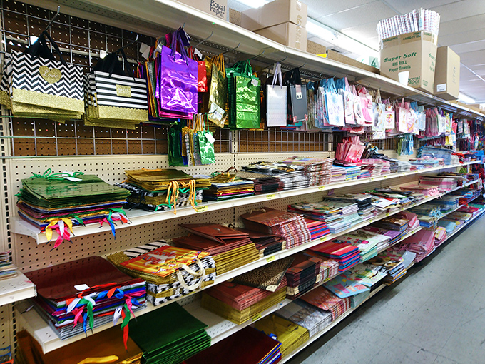 Bag it up! These colorful totes are ready to carry your haul of happiness. Who knew paper could look so fabulous?
