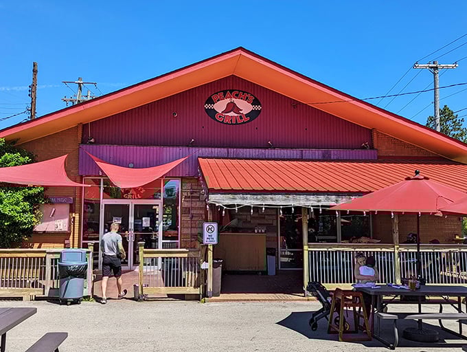 Peach's Grill isn't just a restaurant—it's where locals debate everything from politics to the proper pronunciation of "caramel" over cold beers.