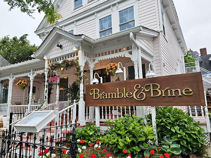 Bramble & Brine: Where Victorian charm meets culinary flair. It's like stepping into a delicious fairy tale, minus the wicked witch.