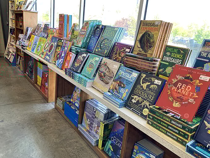 Dinosaurs and oceans and science, oh my! The children's section is a treasure trove of knowledge, sparking curiosity in young minds and the young at heart.