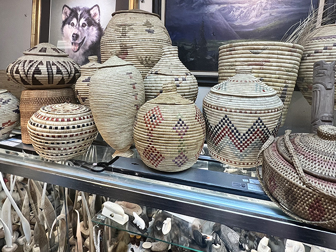 Woven wonders that whisper tales of the north. These baskets could probably carry your hopes, dreams, and a week's worth of groceries!