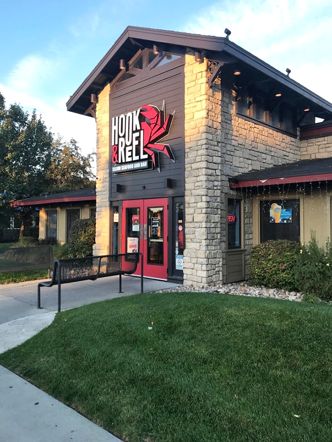 Hook & Reel: Where Cajun meets comfort in West Valley City. It's like a hug for your taste buds, if hugs were spicy and came with crab legs.