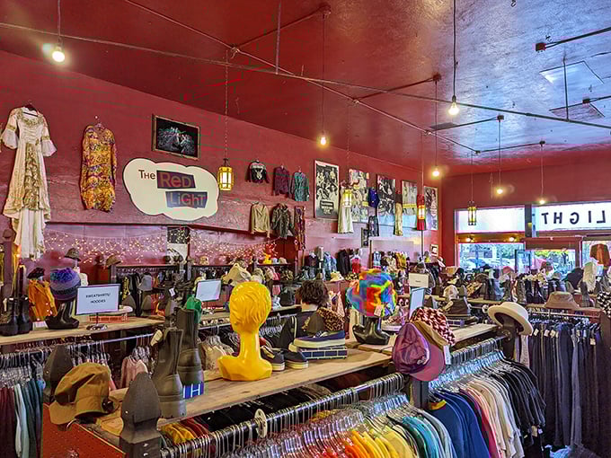 Step into the Red Light District&hellip; of fashion! This Portland gem is a kaleidoscope of vintage delights that'll make your closet sing.